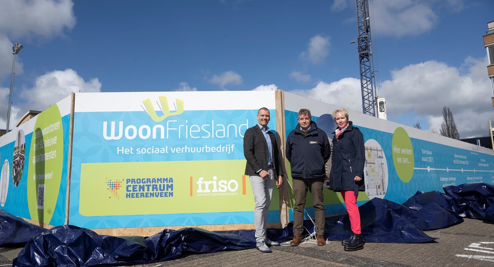Corporatie WoonFriesland start bouw woontoren in hartje Heerenveen ...