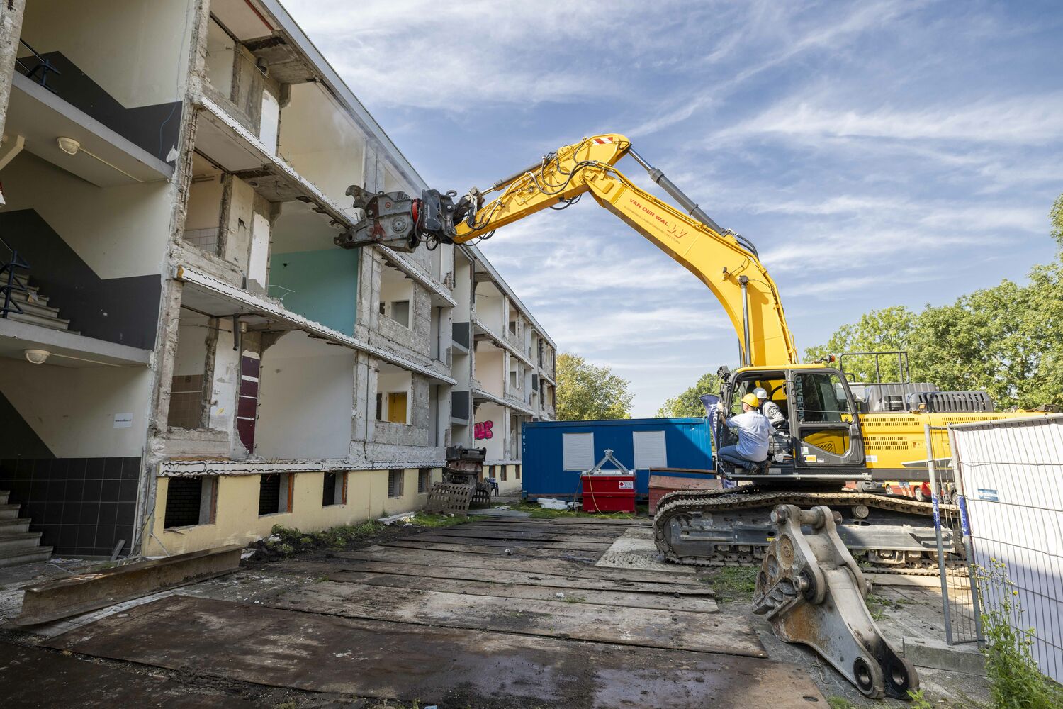 Circulaire sloop van beton in Leeuwarden - Corporatiebouw